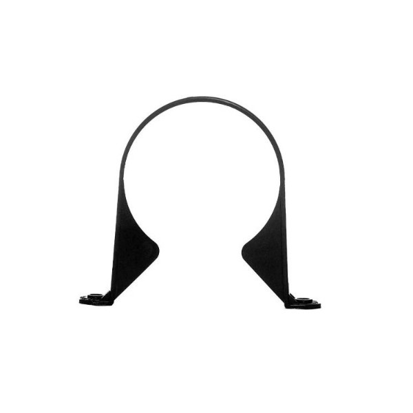 Black - 110mm - Pipe Support Bracket