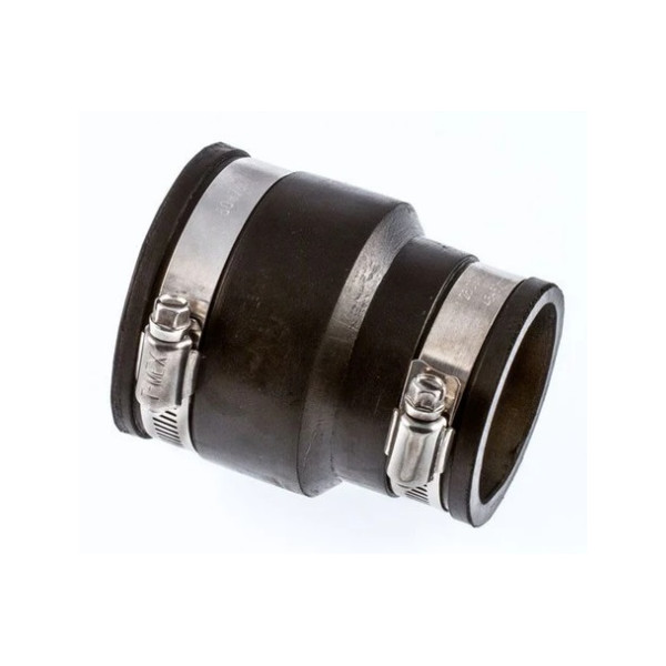 Rubber Flexible Adaptor - Soil Coupling - 6" x 4"